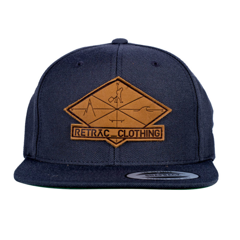 6-PANEL SNAPBACK HAT – GRAY – Retrac Clothing